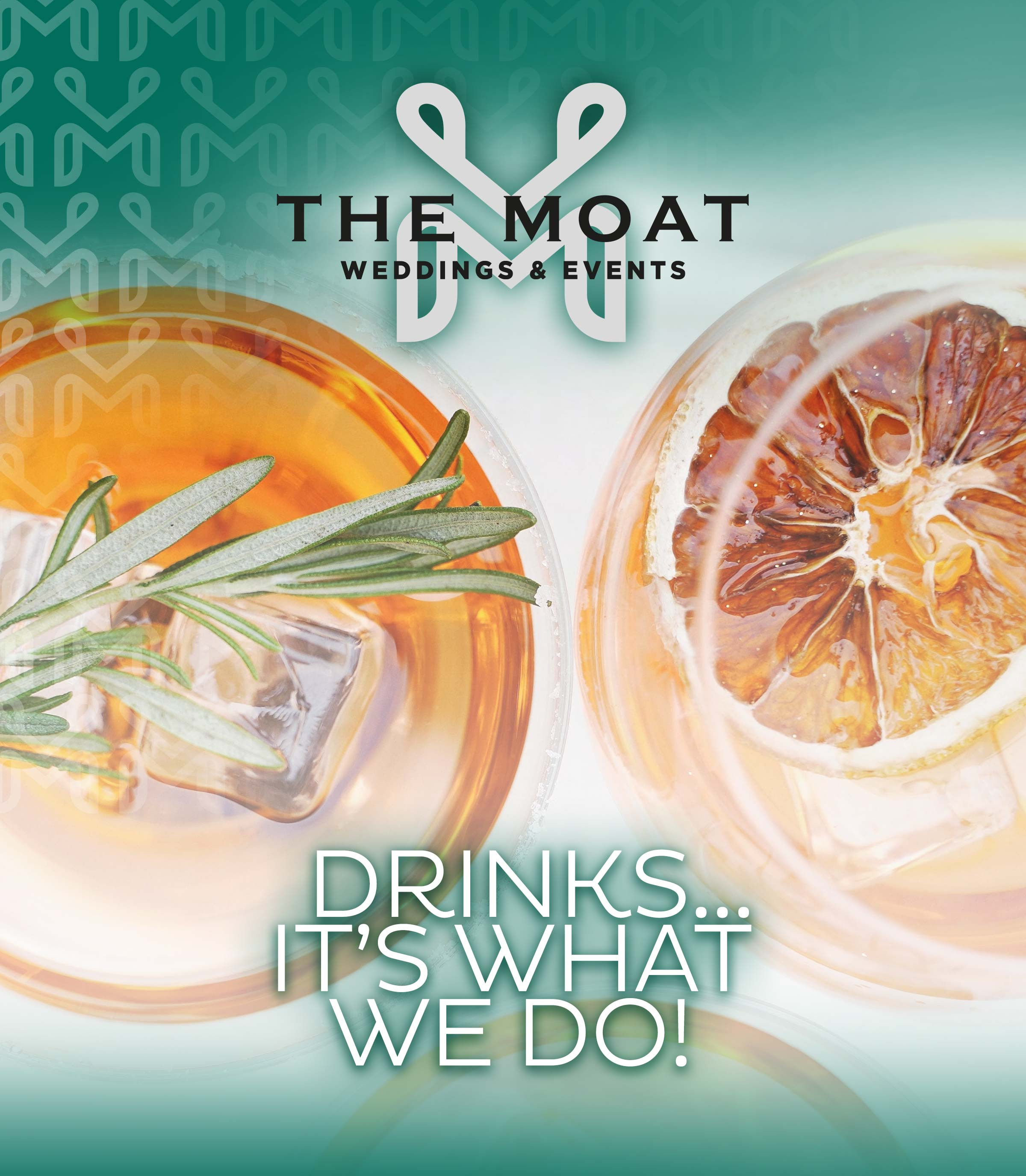 Drinks and Bar | Weddings at The Moat Wrotham | The Moat